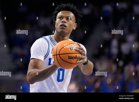 Ucla Guard Jaylen Clark Shoots Free Throws Against Sacramento State