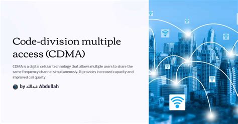 Code Division Multiple Access Cdma