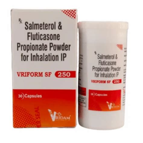 Salmeterol 50mcg Fluticasone Propionate 250mcg Capsule At ₹ 350