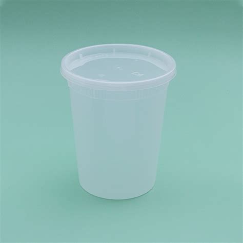 Microwavable Plastic Deli Container And Lid Combo Pack 32 Oz 240 Jdandk Store