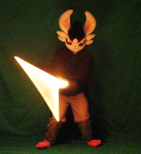 Jedi Knight Cinder Aces Lightsaber Training In The Dark — Weasyl