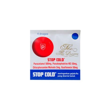 Jual Stop Cold Strip 4 Tablet Obat Flu Dan Batuk Shopee Indonesia