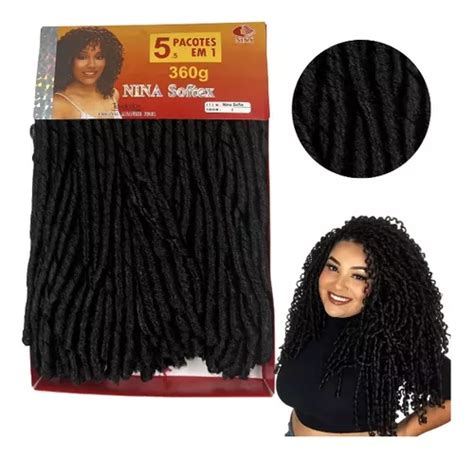 Cabelo Nina Softex Pacotão 360 Gr Original Crochet Braid Mercadolivre
