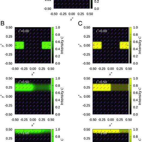 Numerical Simulation Validates The Advection Reaction Model A The Download Scientific