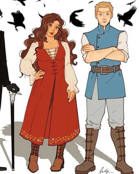 Nina And Matthias Six Of Crows Фэнтези рисунки Рисунки Фэнтези