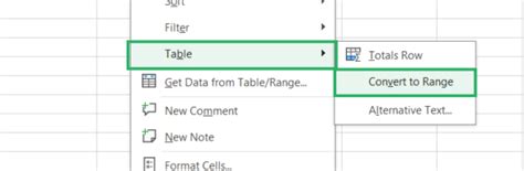 How To Convert A Table To A Range In Excel Easily Spreadsheeto