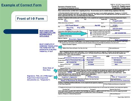 How To Properly Complete An I 9 Form