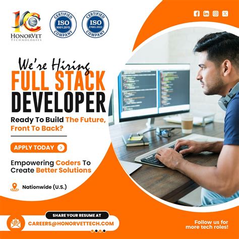 Hiring Fullstackdeveloper Developerjobs Techcareers Joinourteam