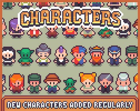 Rpg Top Down Character Asset Pack By Serial