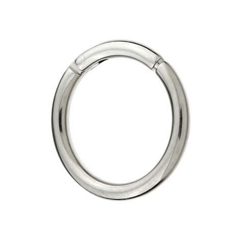 Titanium Hinged Segment Ring 08mm And 1mm London Piercing Clinic