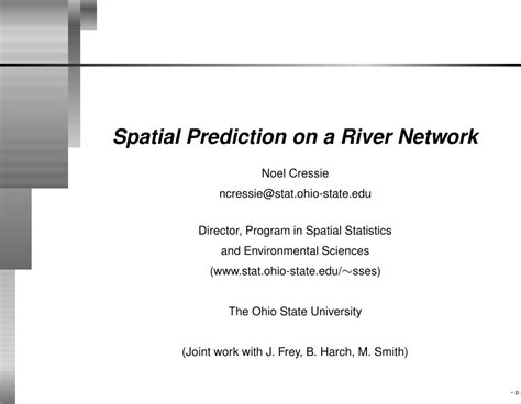 Pdf Spatial Prediction On A River Network J Agric Biol Environ Stat