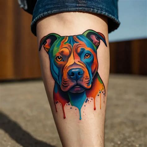 Pitbull Tattoos Meaning Symbolism 118 Designs Hbtat2