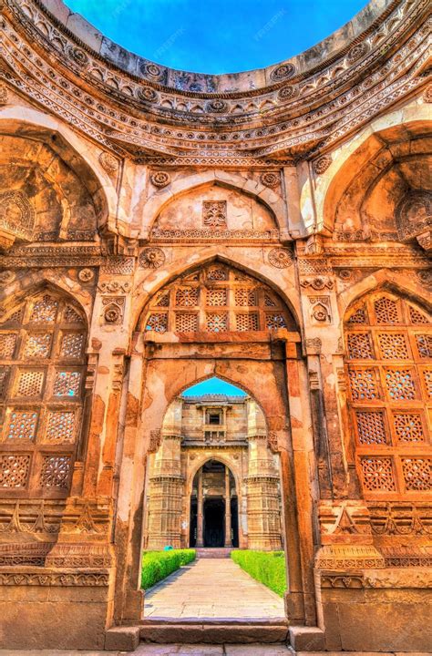 Jami Masjid Es Una Importante Atracción Turística En El Parque