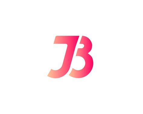 Bj Letter Logo Vetores Sem Royalties