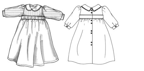 Schnittkonstruktion Taufkleid