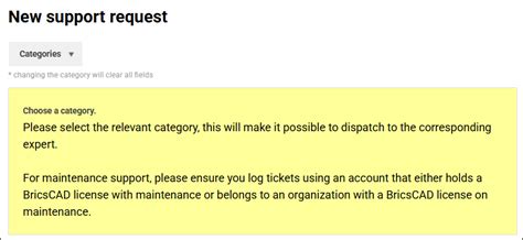 How To Submit A Support Request Bricscad Lite And Pro Bricsys Help Center