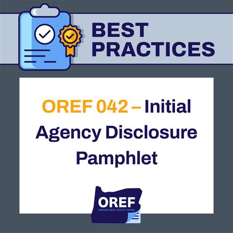 Oregon Real Estate Forms Llc Oref On Linkedin Best Practices Tip