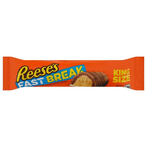 Reeses Fast Break Peanut Butter Candy Bar King Size Shop Candy At H E B
