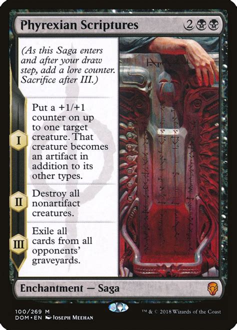 Phyrexian Scriptures · Dominaria Dom 100 · Scryfall Magic The