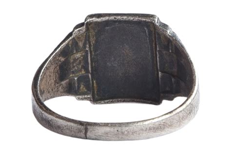 Original Wwii German Silver Ss Ring Oorlogsspullennl Militaria Shop