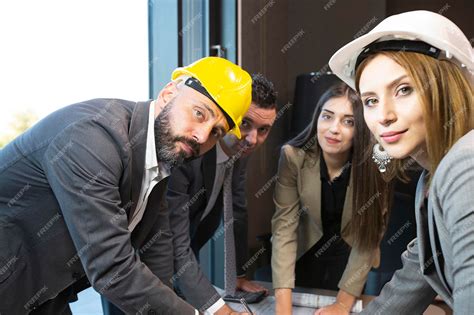 Premium Photo Team Of Businessman Engineering In Construction