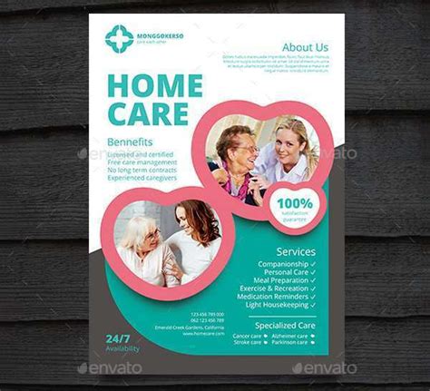 65 How To Create Home Care Flyer Templates Psd File With Home Care