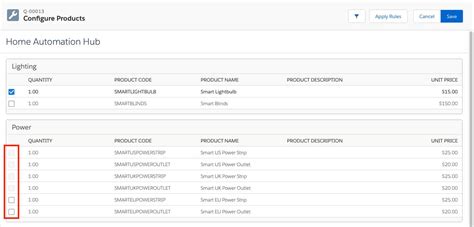 optimizing product configuration with custom rules