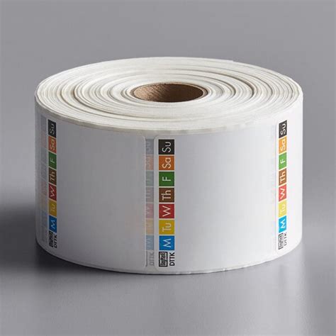 Daymark It115698 Toughmark 2 X 2 Removable Repositionable Direct Thermal Label 1000 Roll
