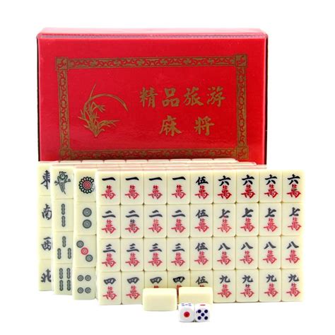 Protable Traditional Chinese Standard Mahjong Trav Grandado