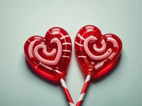 Premium Ai Image Red Sweet Candy