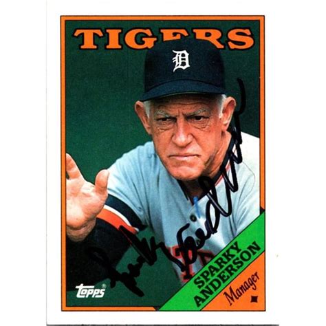 Autograph Warehouse 725516 Sparky Anderson Autographed Detroit Tigers