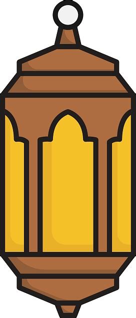 장식 램프 벡터 색상 아이콘 디자인 아랍 문화와 흰색 배경에 전통 기호 이슬람과 이슬람 관행 기호 아랍어 등불 개념 스톡