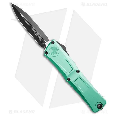 Microtech Combat Troodon Gen Iii De Otf Knife Turquoise Aluminum 38