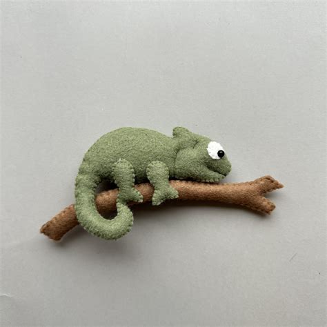Pdf Pattern Lizard Felt Sewing Plush Pattern Lizard Funny Etsy