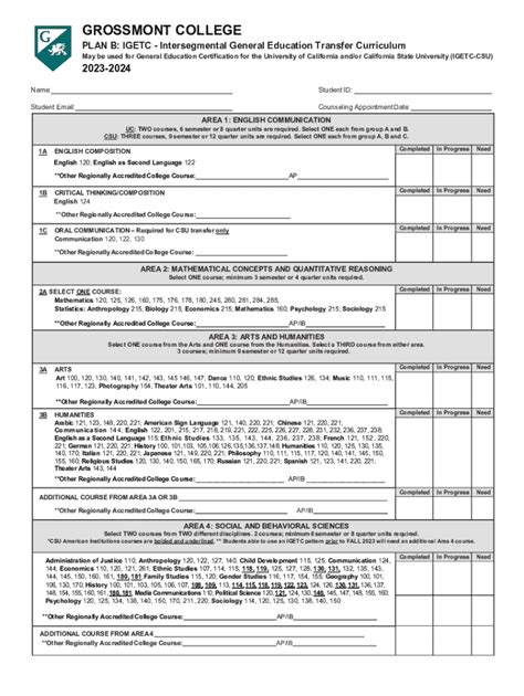 Fillable Online Igetc Ge Sheet 2023 2024 Sdmesa Fax Email Print Pdffiller