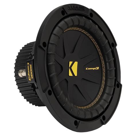 Kicker 50cwcd84 Compc 8 Subwoofer 400 Watts Peak Ribbed Polyurethane Surround