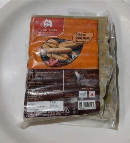 Tender Carne Chicken Chilly Garlic Sausage Packaging Size 500 G At ₹ 270 Packet In Bengaluru