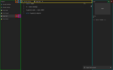 Using The Editor Robocon Docs