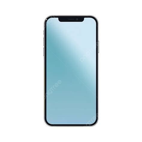 Smartphone Mockup Isolated Realistic Phone Mobile Model Png
