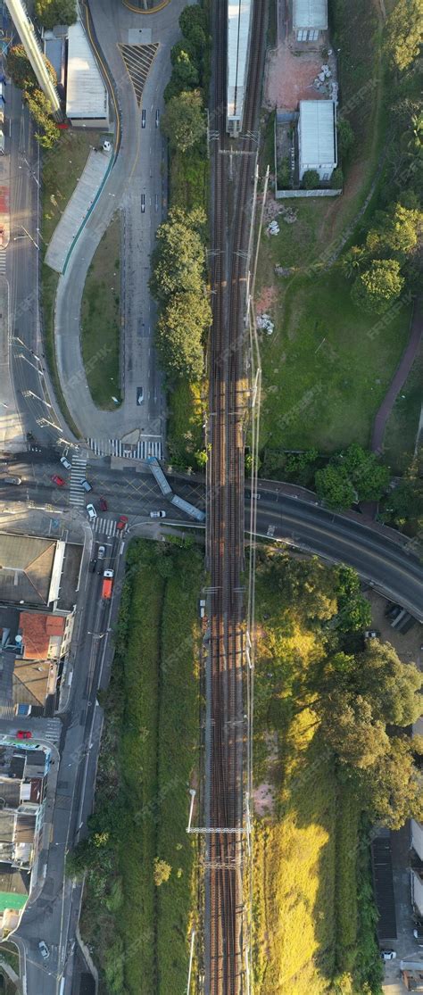 Premium Photo City Roadways With Transport And Bridge Over Grass