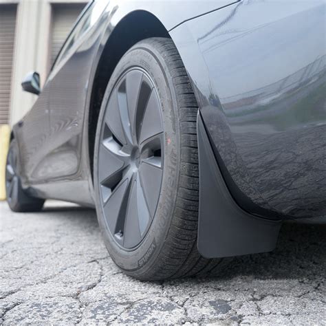 Mud Flaps For Tesla Model 3 Highland Refresh 2024 Easy Drill Free