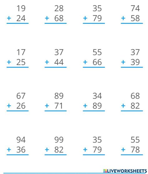 Suma Free Interactive Worksheets 1023637