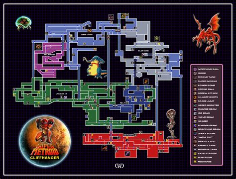 Sm Super Metroid Cliffhanger E
