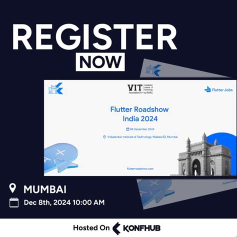 konfhub on linkedin flutterroadshow flutterindia networking