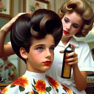 Vintage Beauty Shop 1950s Big Hair 50s Hair Salon The Salon