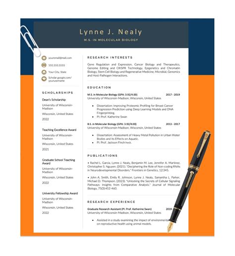 Phd Application Cv Template Tempalyst