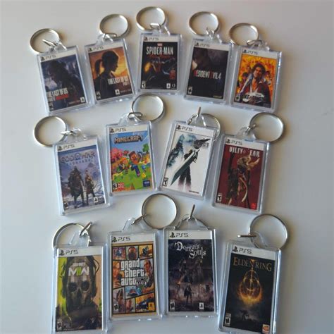 Ps 5 Keychain Etsy