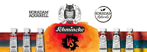 Schmincke Horadam Naturals Vs Horadam Watercolours Whats The