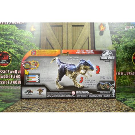 Jurassic World Dino Rivals Dual Attack Allosaurus Mattel Jurassic Fan Quest