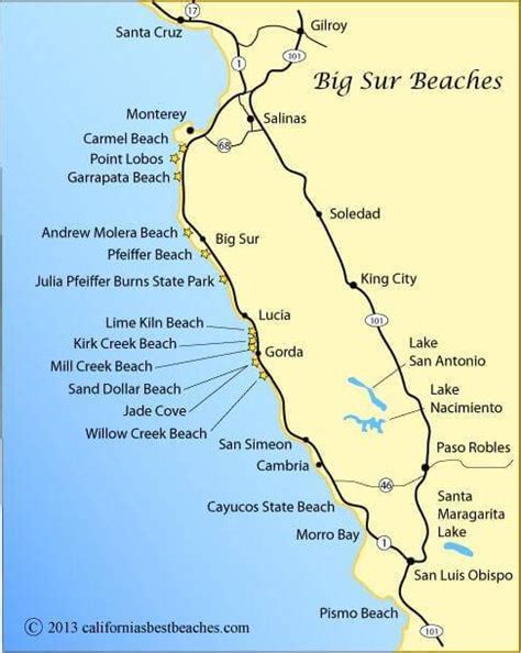 La Ruta Big Sur En California Desde Carmel Hasta Santa Bárbara